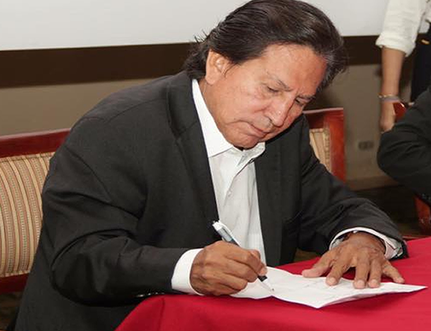 Alejandro Toledo cumplió con entregarse a la justicia norteamericana y ...